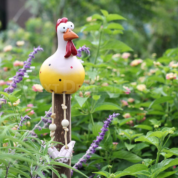 Resin Chicken Garden Decor – nextdealshop.com
