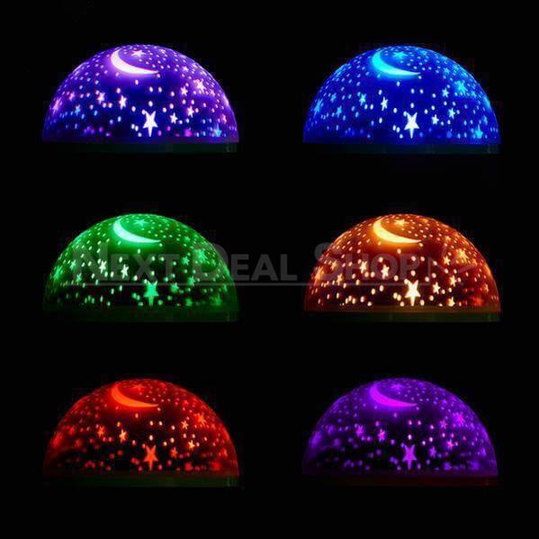 Self-Rotating Constellation Night Projector Lamp - Bring the Galaxy Ho ...