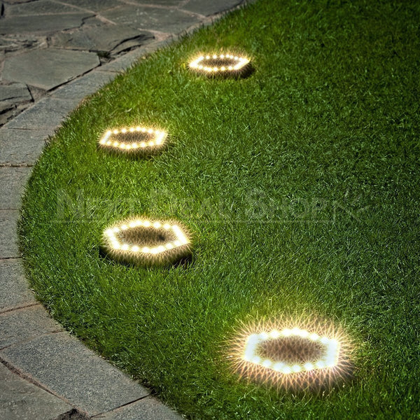 Solar-Powered Hexagon Ground Light – nextdealshop.com