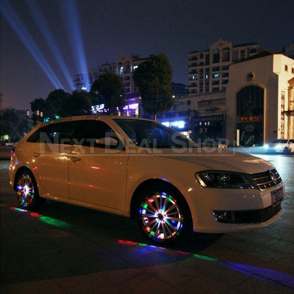 Solar-Powered LED Wheel Light - Easy Installation – nextdealshop.com
