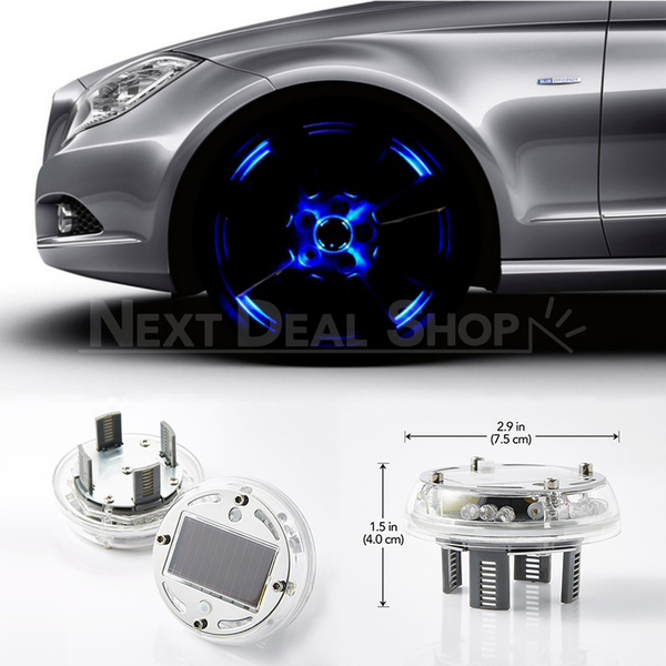 Solar-Powered LED Wheel Light - Easy Installation – nextdealshop.com