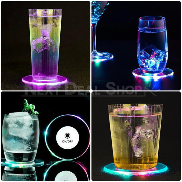 Transparent LED Light Coaster – nextdealshop.com