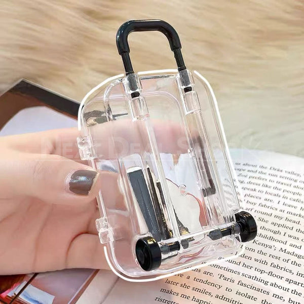 Transparent Mini-Suitcase Storage Box Decoration – nextdealshop.com