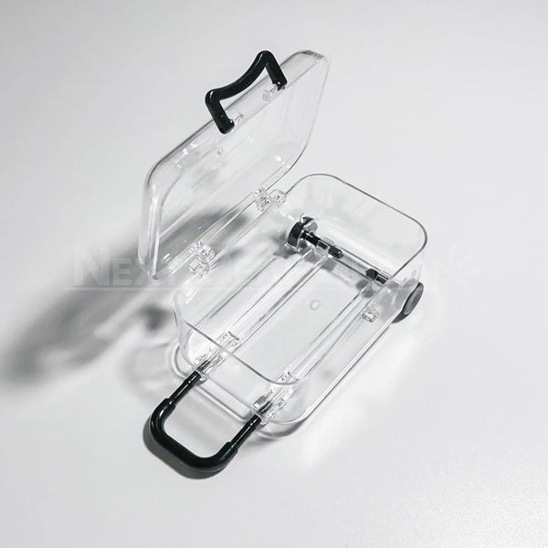 Transparent Mini-Suitcase Storage Box Decoration – nextdealshop.com