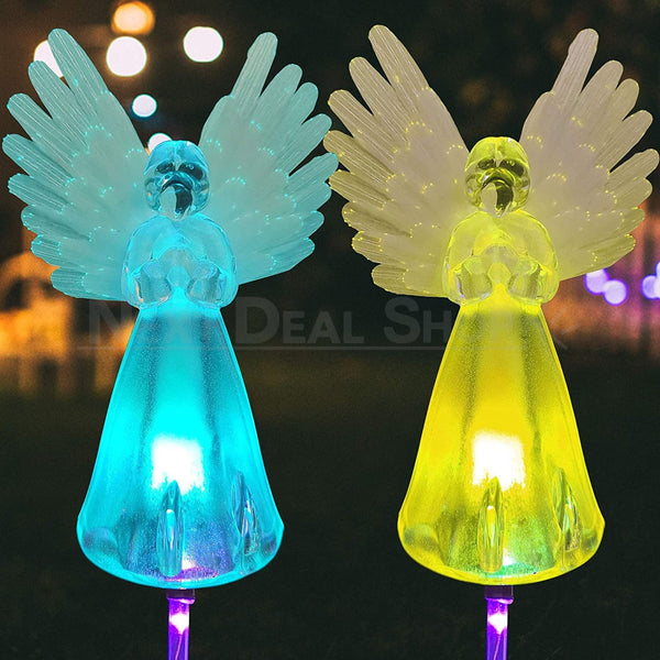 XMAS Solar-Powered LED Angel Light – nextdealshop.com
